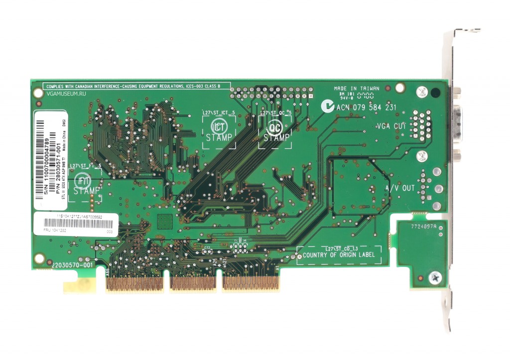 Videocard virtual museum Diamond Stealth III S520 (S3 Savage 4 Pro ...